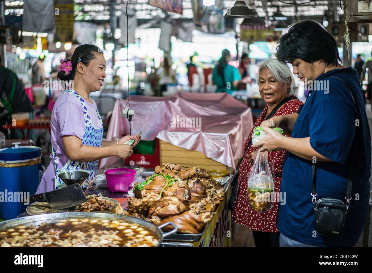 Street market, Bangkok, Thailand, Asia Stock Photo - Alamy