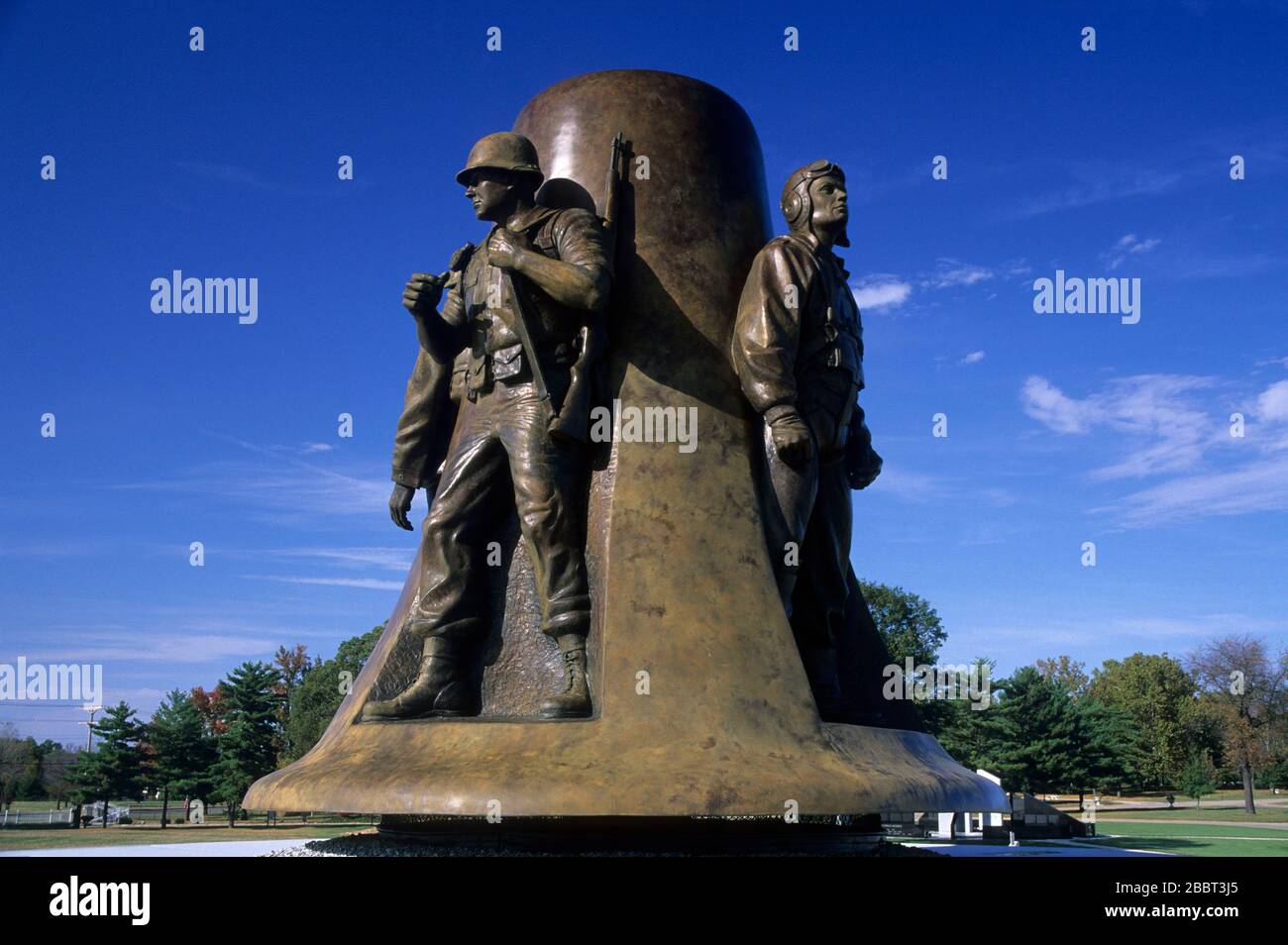 Illinois Korean Veterans Memorial, Springfield, Illinois Stock Photo ...