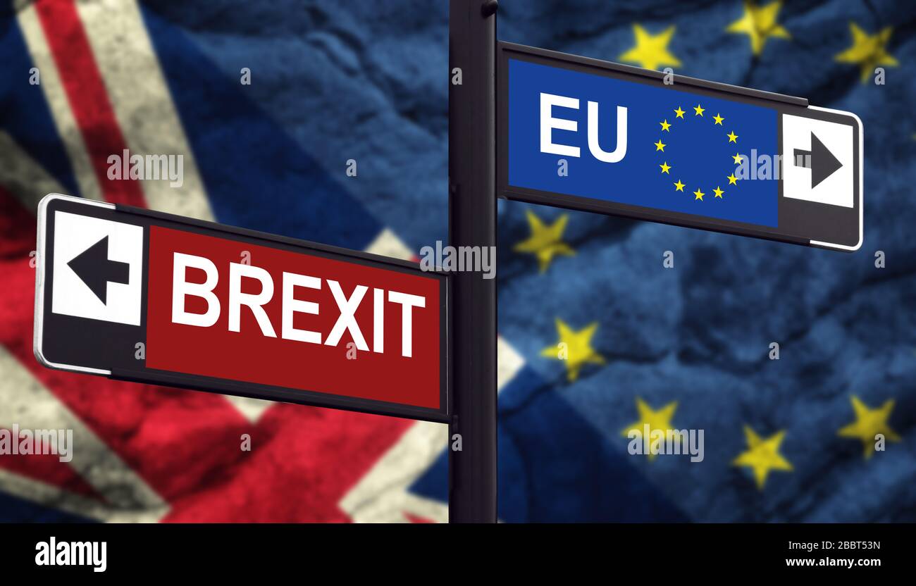 Vote for United Kingdom exit concept Stock Photo - Alamy