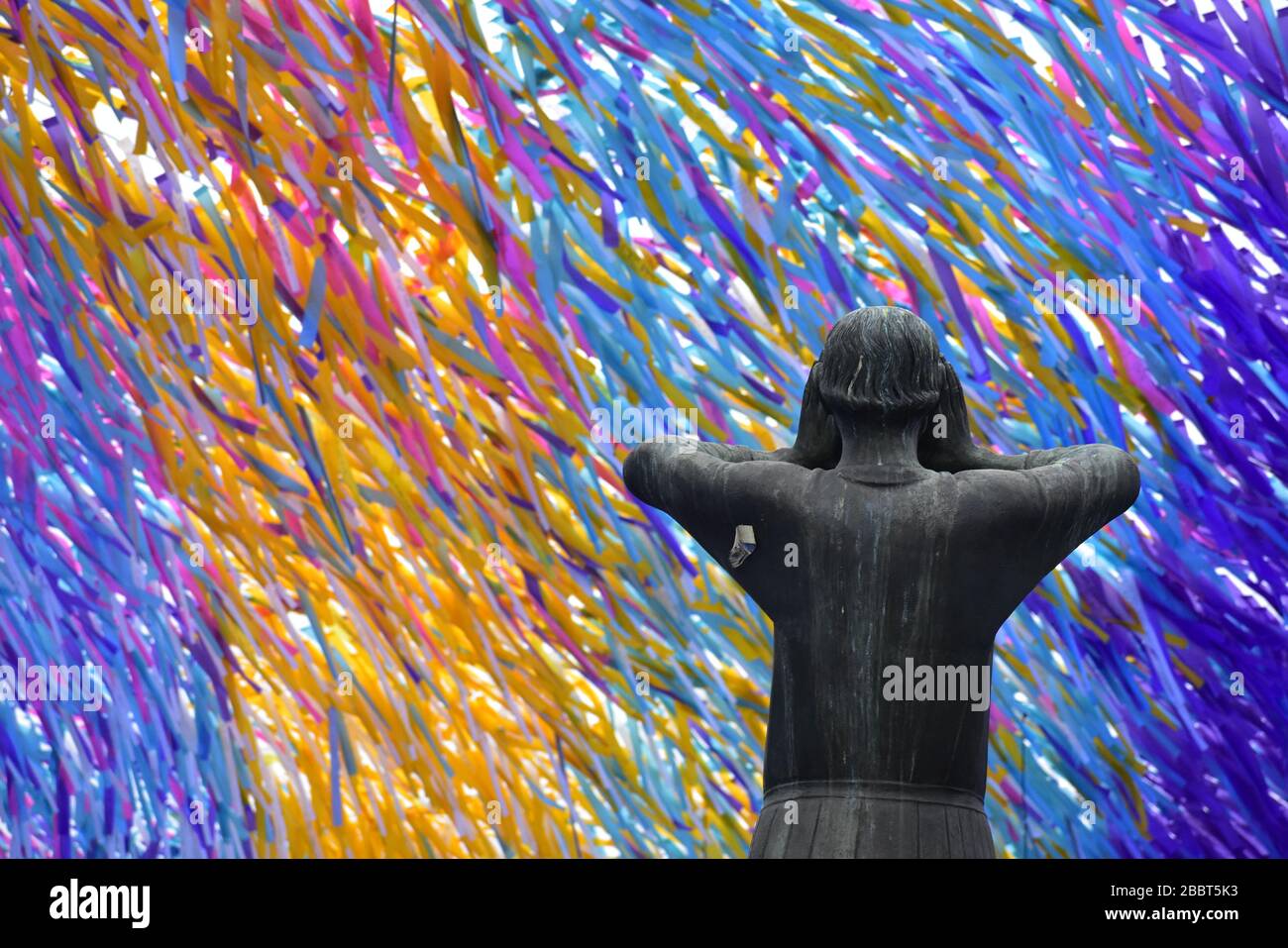 Celebration of 30 year anniversary of the fall of the Berlin Wall with ...