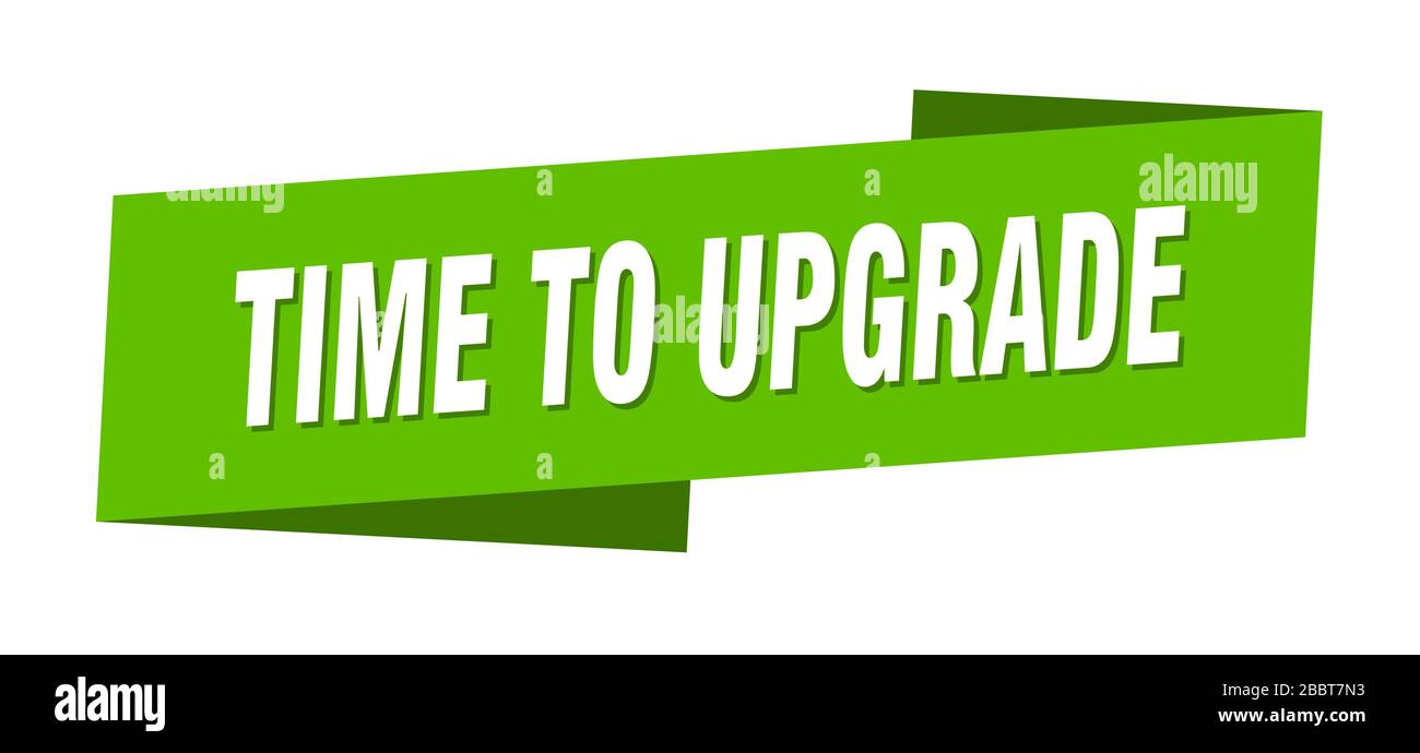 time to upgrade banner template. time to upgrade ribbon label sign ...