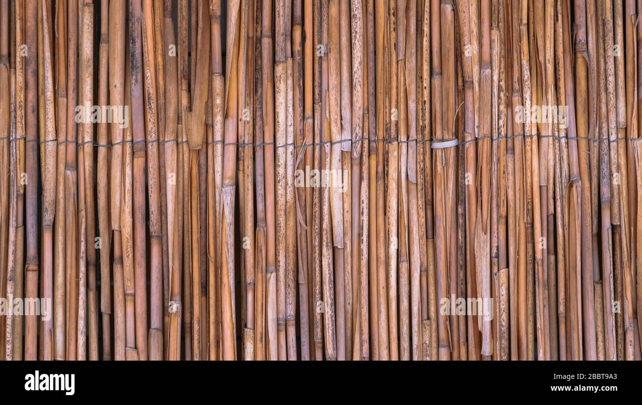 fence of straw Stock Photo - Alamy