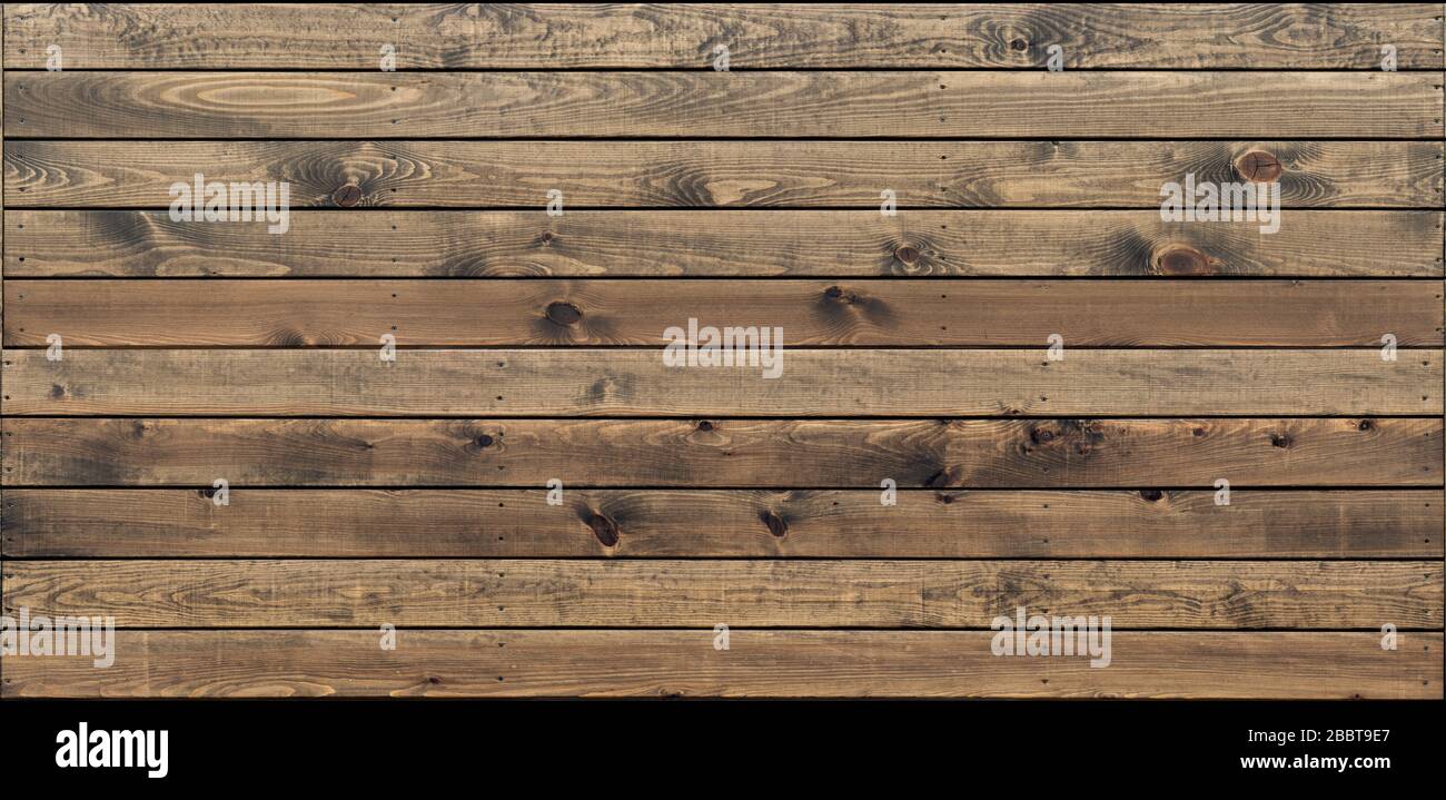 Horizontal wooden planks for fence or wall Stock Photo - Alamy