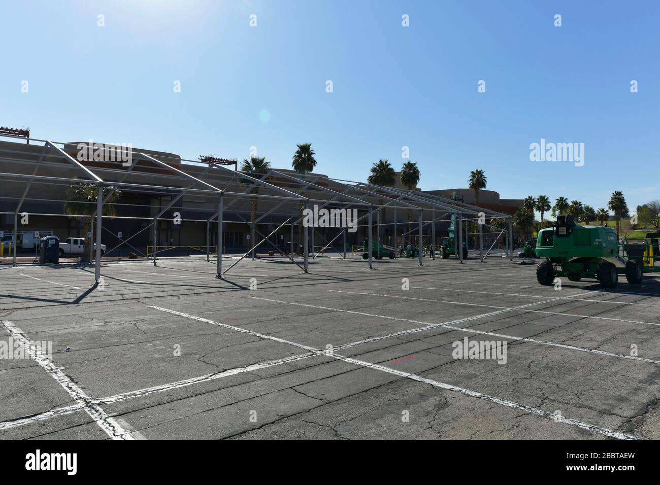 Las Vegas, USA. 01st Apr, 2020. Las Vegas to build temporary Hospital ...