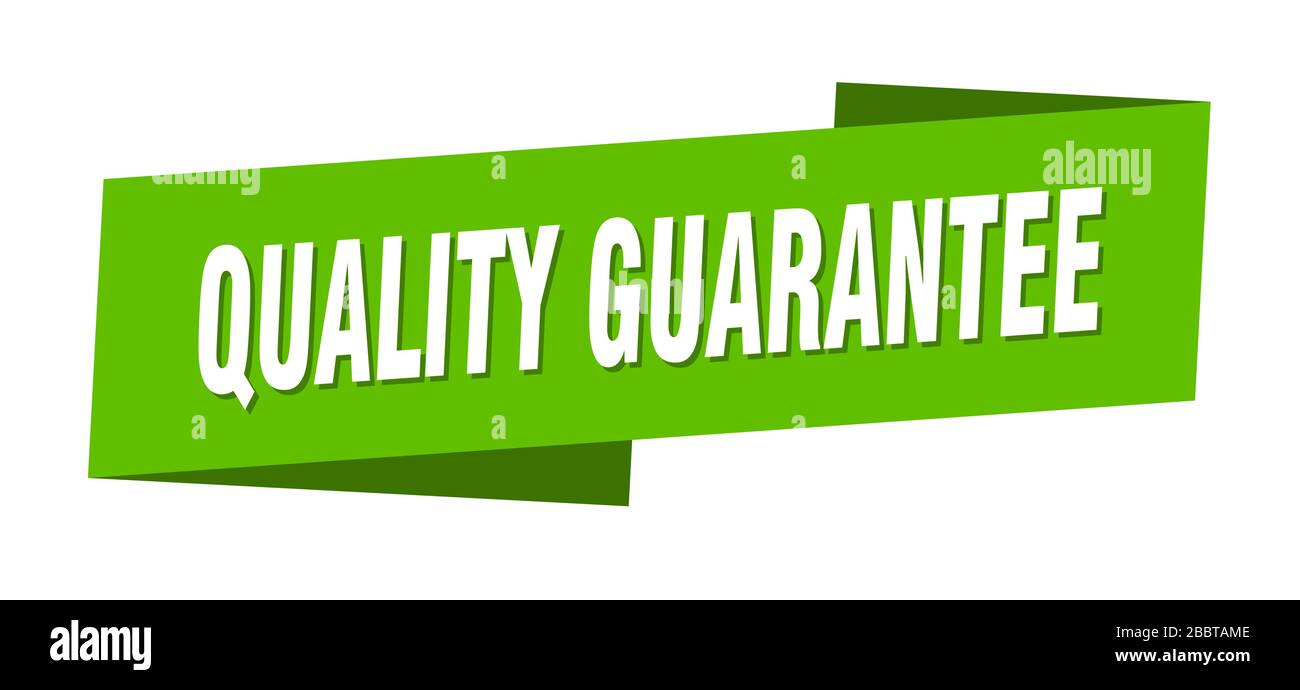 quality guarantee banner template. quality guarantee ribbon label sign ...