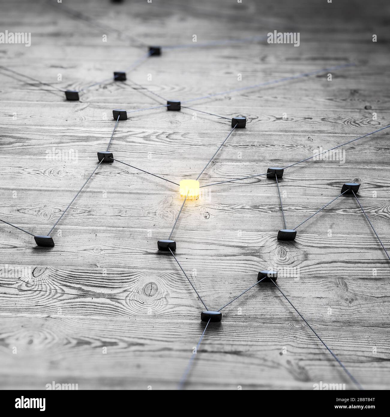 Communication concept innovation optimize algorithm. 3d rendering Stock ...