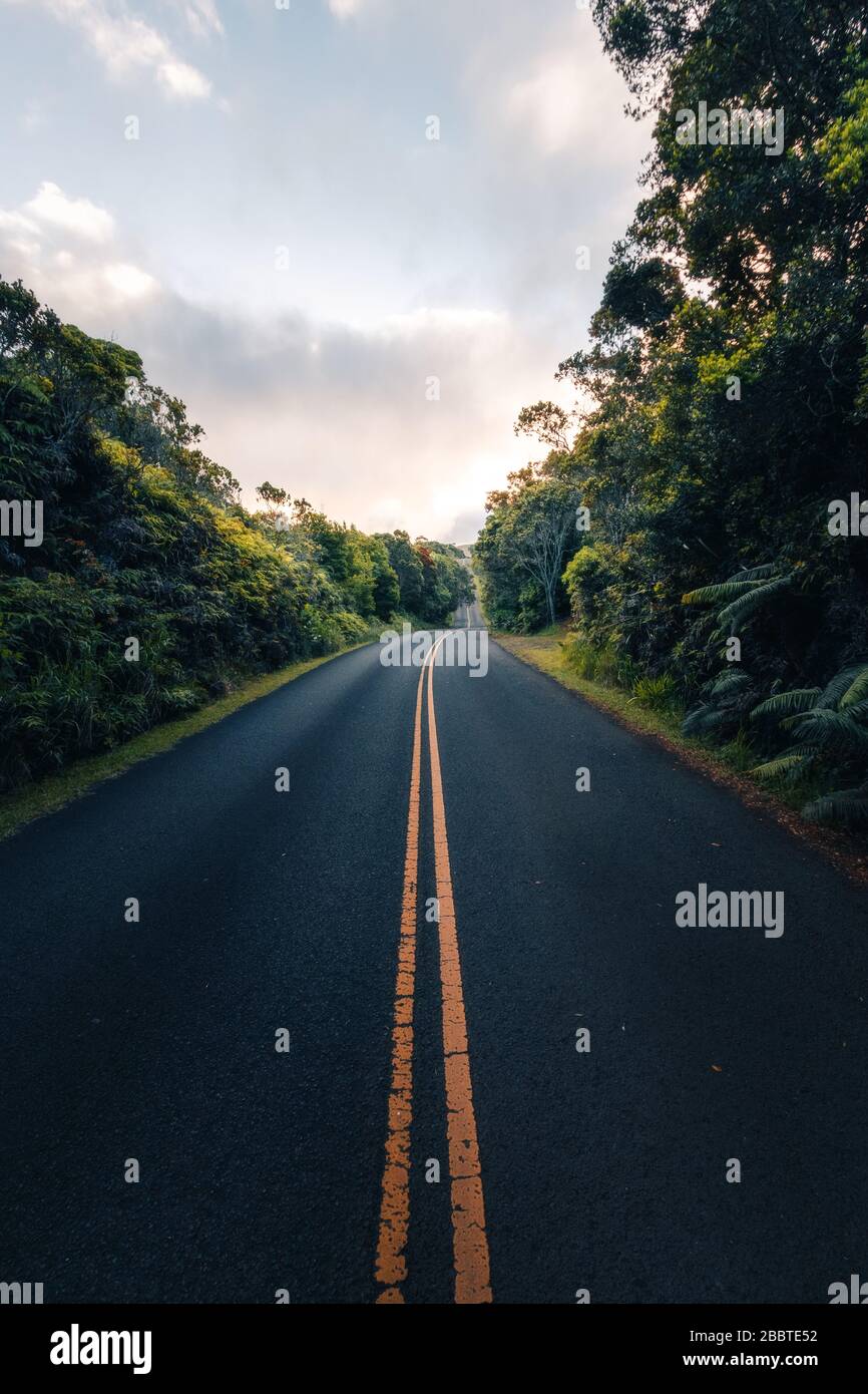 Hawaiian road hi-res stock photography and images - Alamy