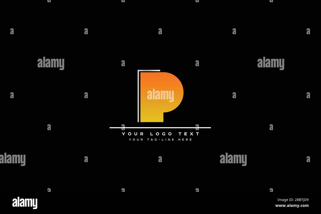 ABSTRACT LOGO P, PP ALPHABET LETTERS DESIGN Stock Vector Image & Art ...