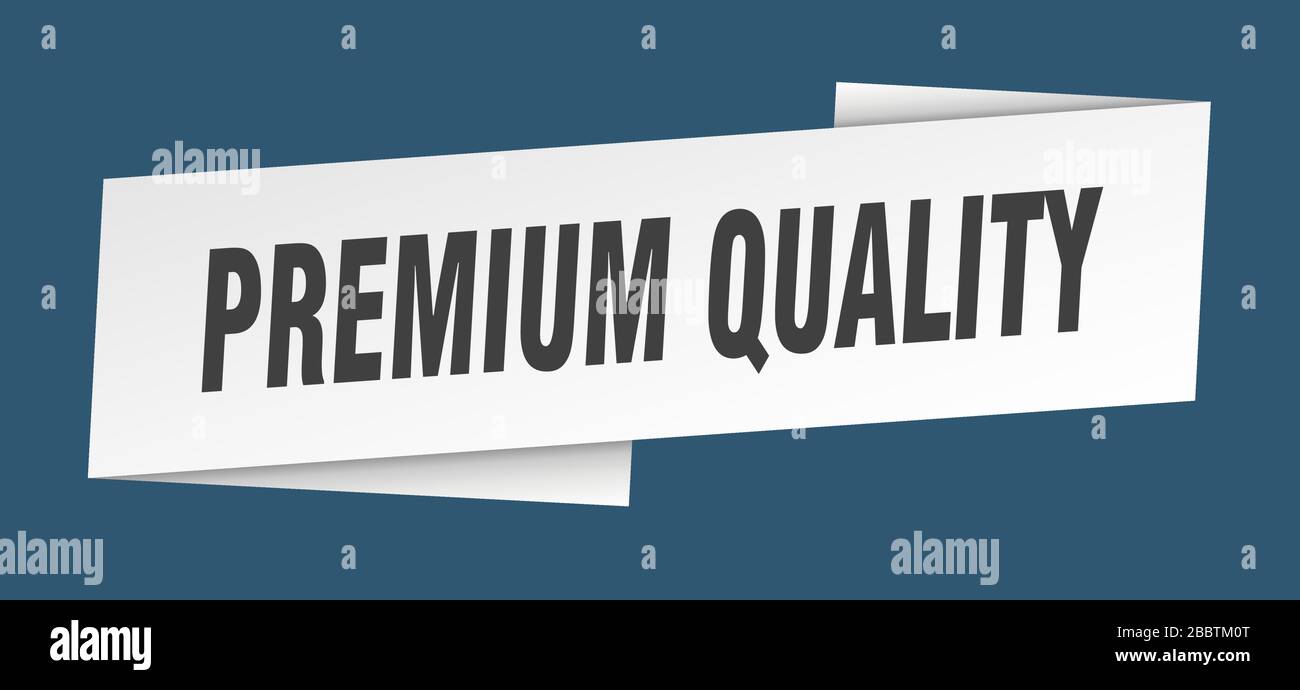 premium quality banner template. premium quality ribbon label sign ...