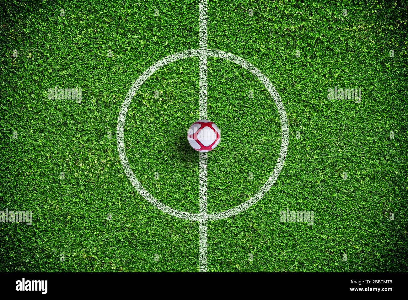 Closeup image of natural green grass soccer field Stock Photo - Alamy