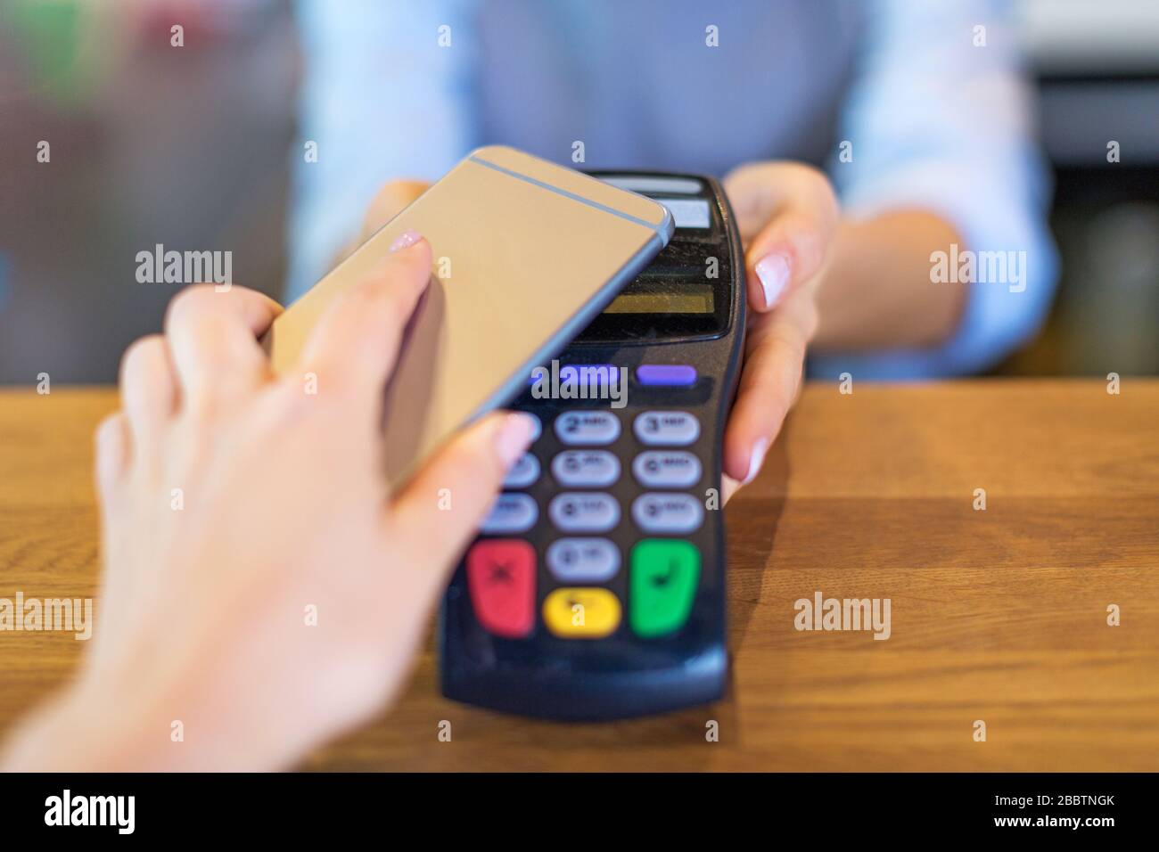 Pay at coffee shop card hi-res stock photography and images - Alamy
