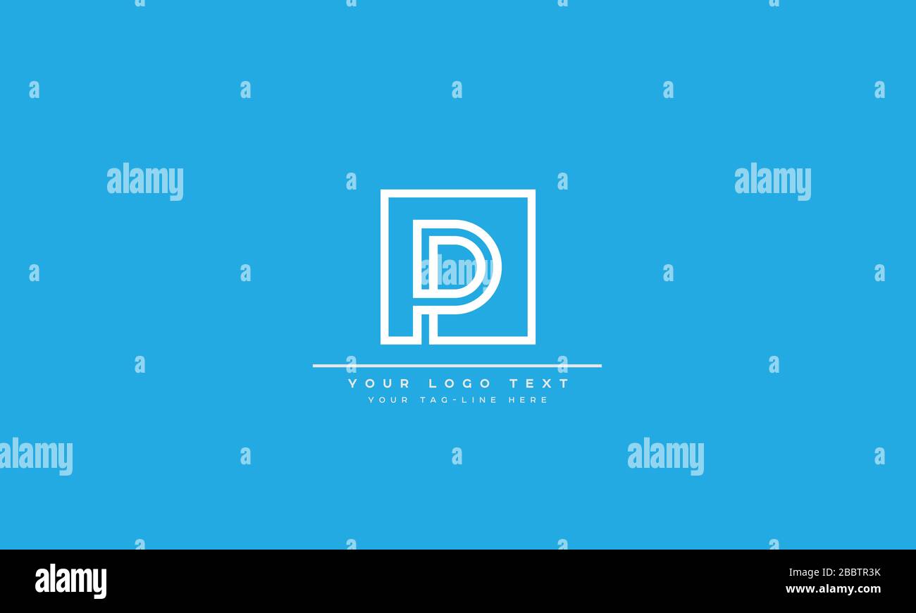 ABSTRACT LOGO P, PP ALPHABET LETTERS DESIGN Stock Vector Image & Art ...