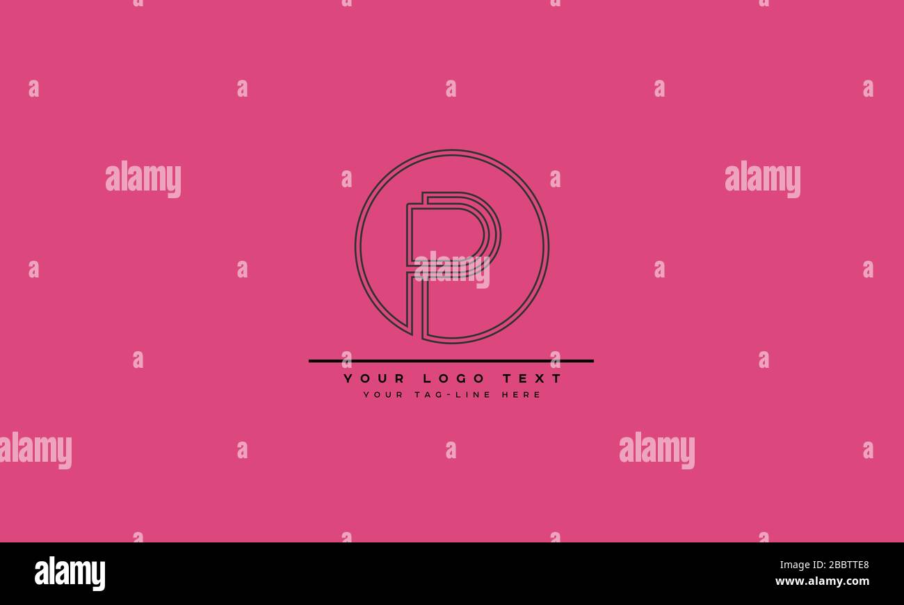 ABSTRACT LOGO P, PP ALPHABET LETTERS DESIGN Stock Vector Image & Art ...