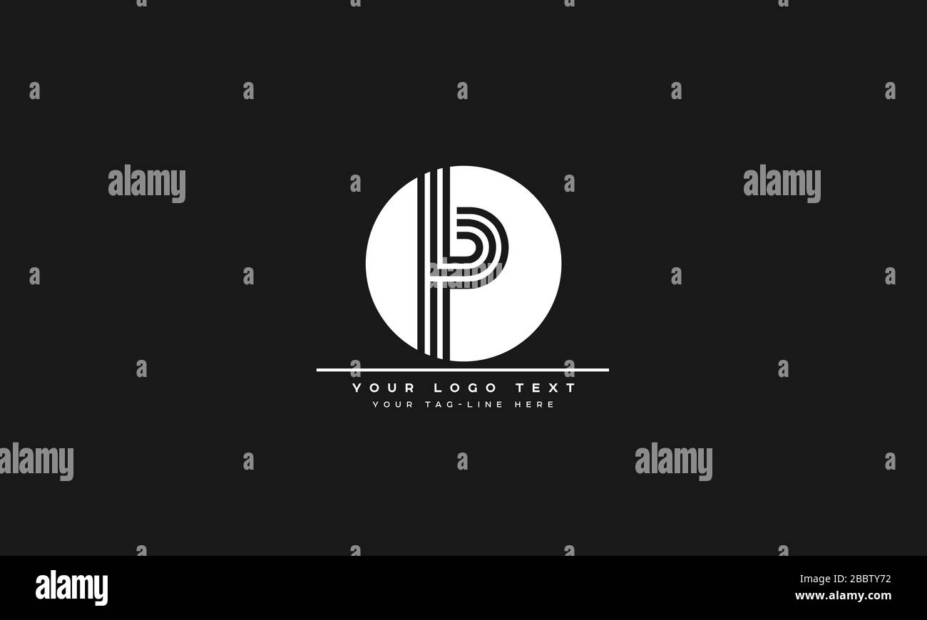 ABSTRACT LOGO P, PP ALPHABET LETTERS DESIGN Stock Vector Image & Art ...