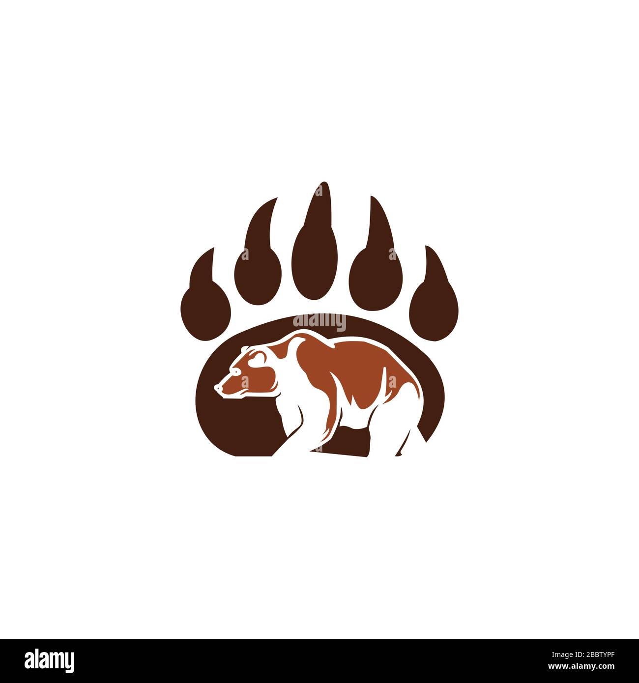 Bear Logo Vector Design Template Stock Vector Image & Art - Alamy
