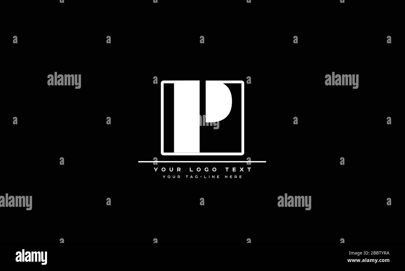 ABSTRACT LOGO P, PP ALPHABET LETTERS DESIGN Stock Vector Image & Art ...