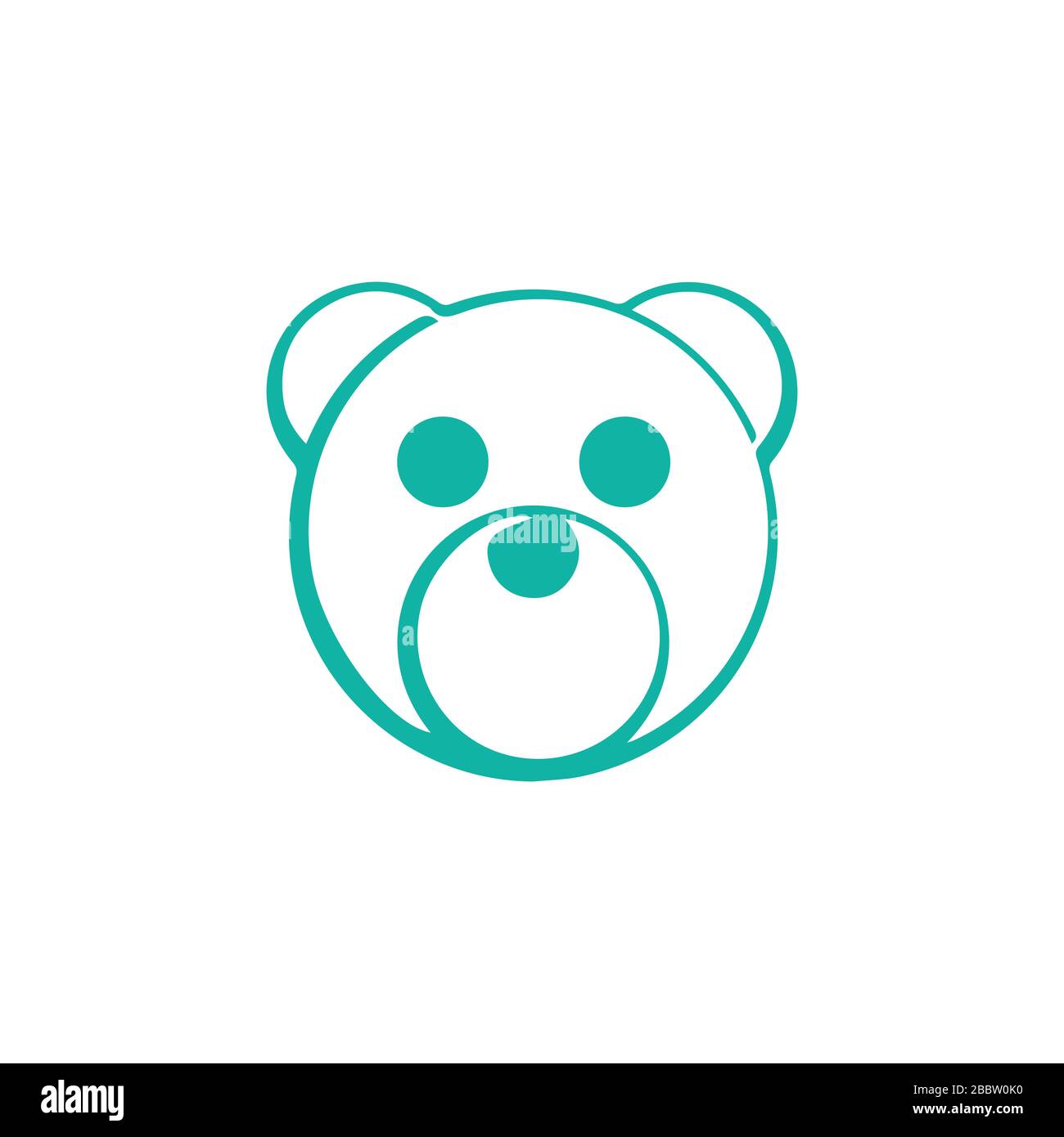 Bear Logo Vector Design Template Stock Vector Image & Art - Alamy