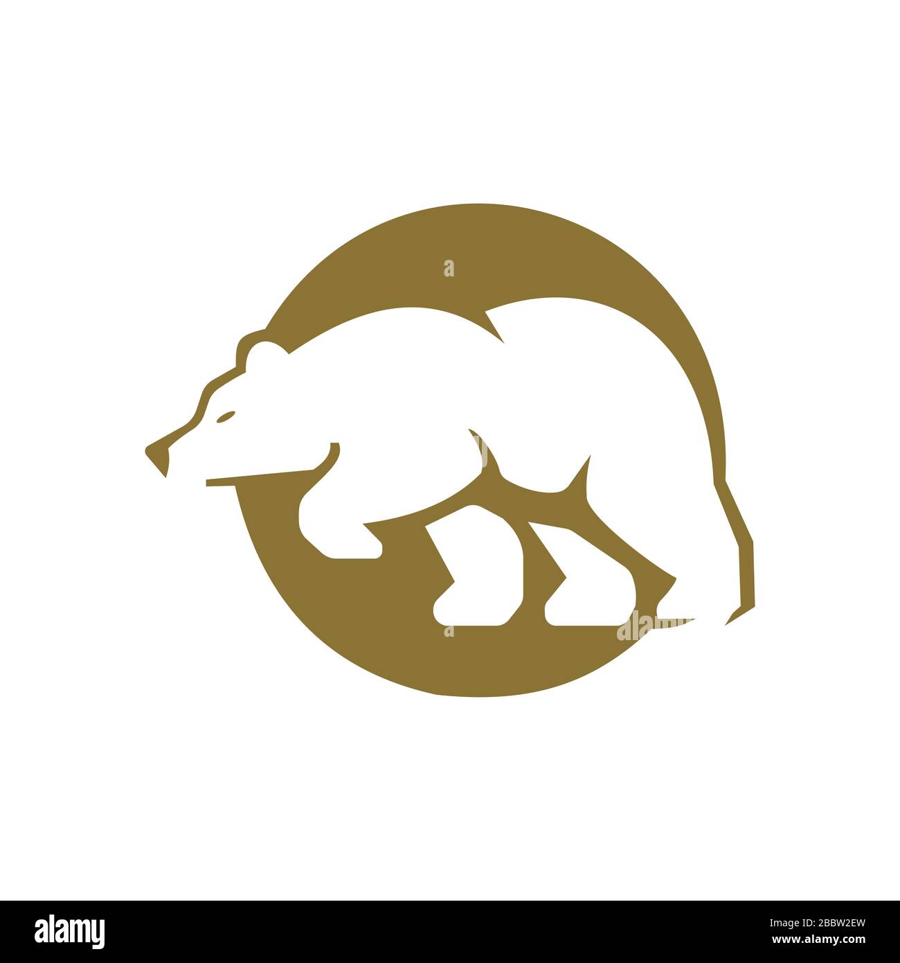 Bear Logo Vector Design Template Stock Vector Image & Art - Alamy