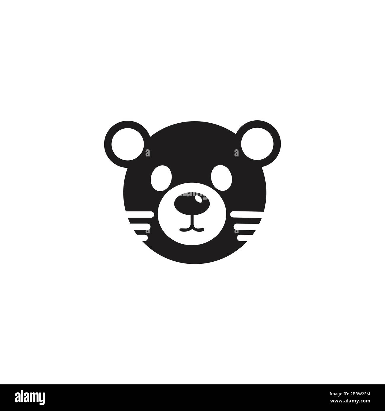 Bear Logo Vector Design Template Stock Vector Image & Art - Alamy