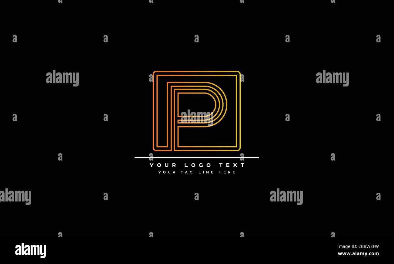 ABSTRACT LOGO P, PP ALPHABET LETTERS DESIGN Stock Vector Image & Art ...