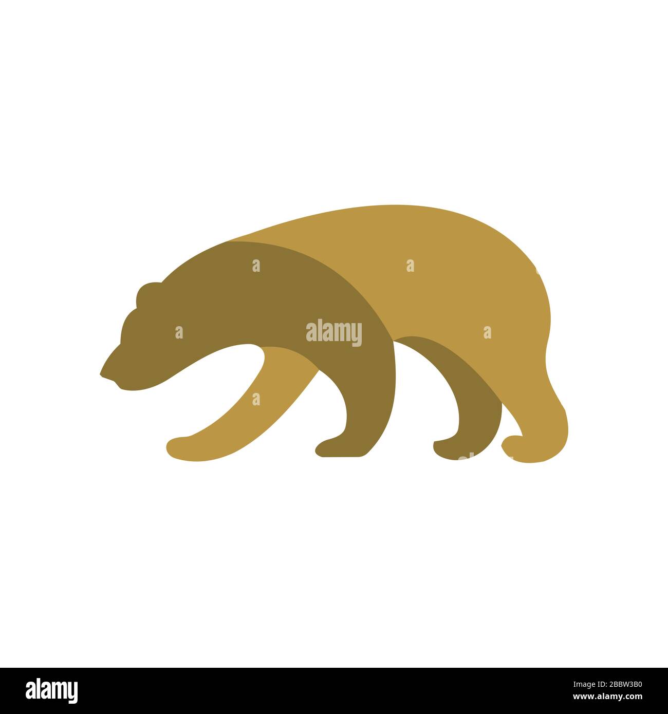 Bear Logo Vector Design Template Stock Vector Image & Art - Alamy