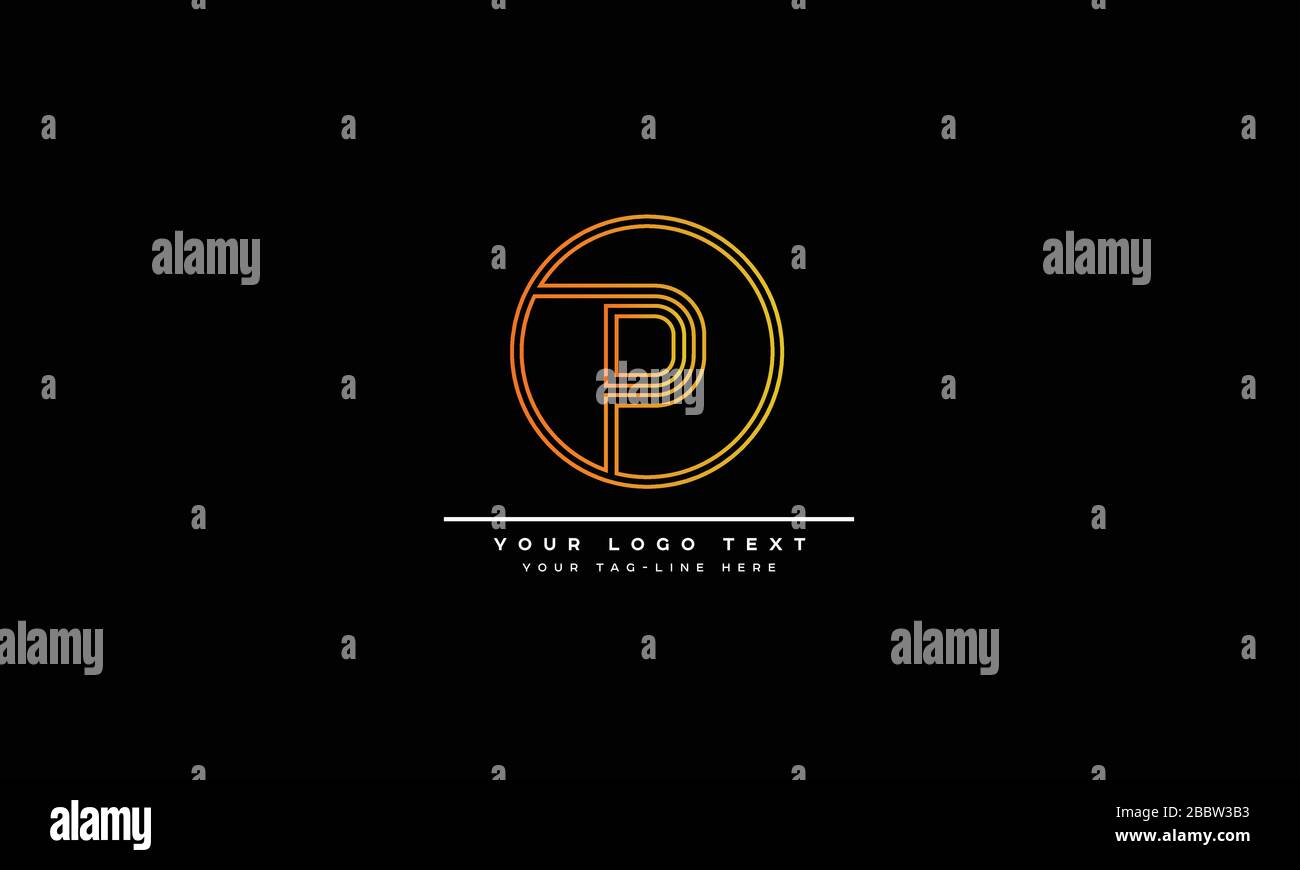 ABSTRACT LOGO P, PP ALPHABET LETTERS DESIGN Stock Vector Image & Art ...