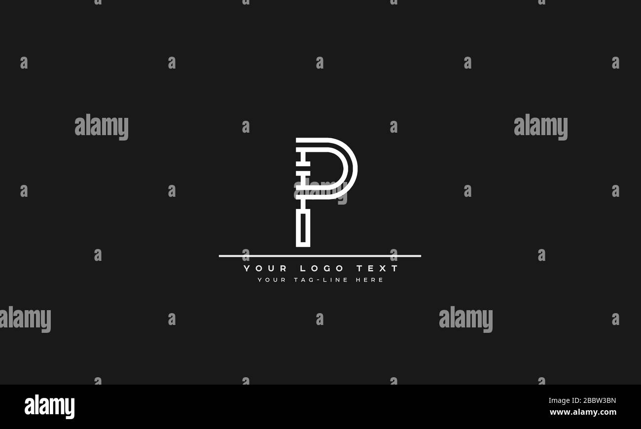 ABSTRACT LOGO P, PP ALPHABET LETTERS DESIGN Stock Vector Image & Art ...