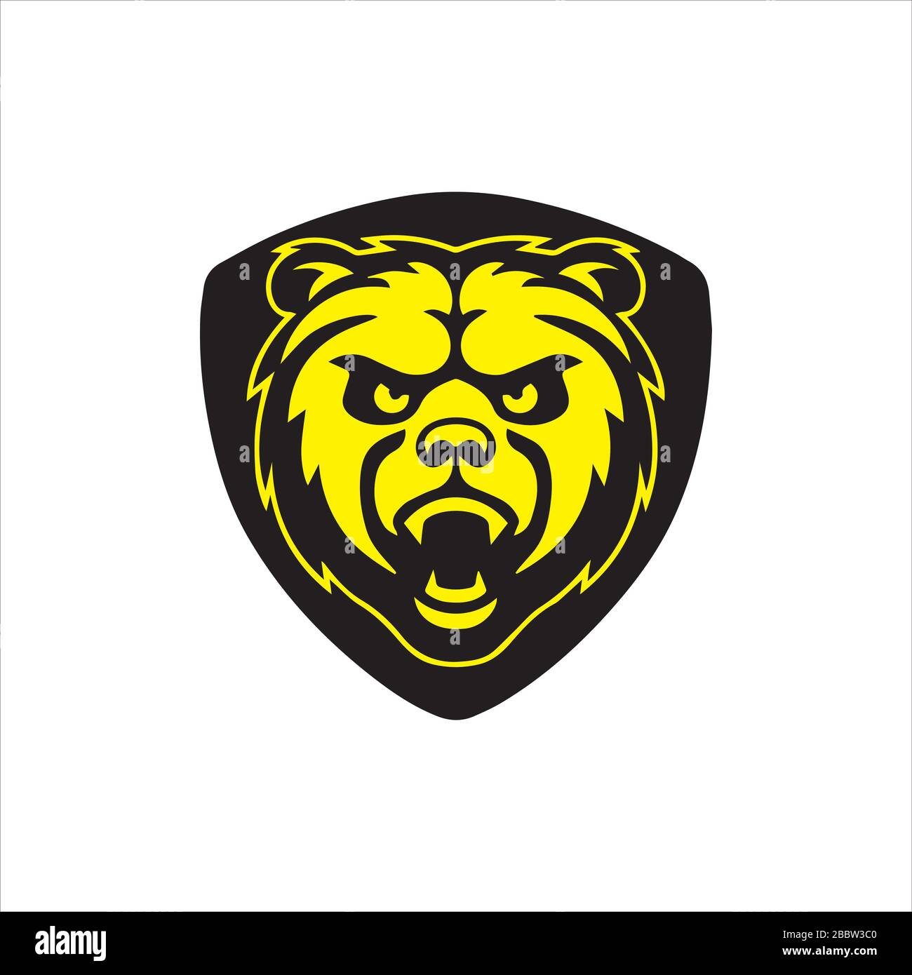 Bear Logo Vector Design Template Stock Vector Image & Art - Alamy