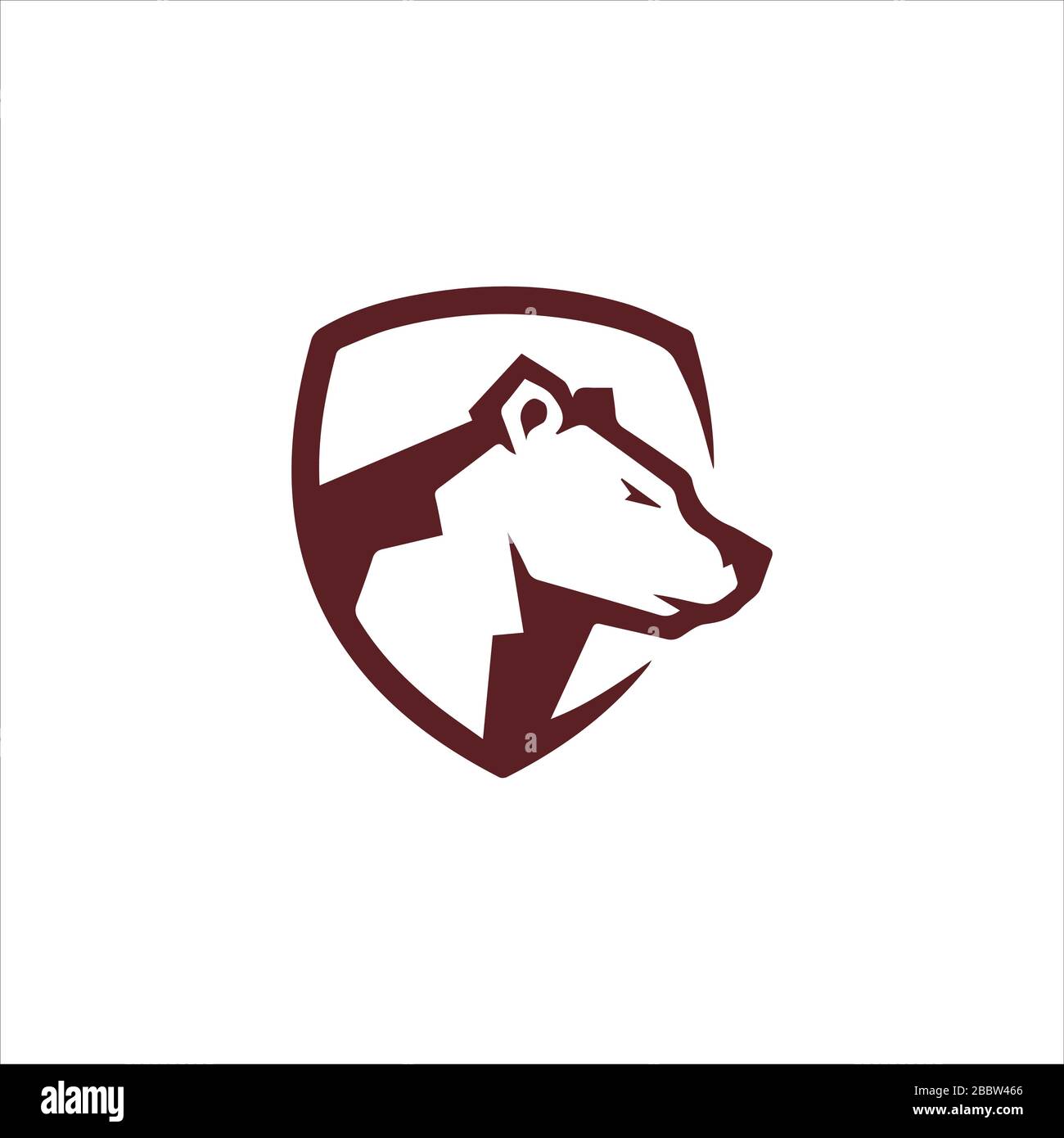 Bear Logo Vector Design Template Stock Vector Image & Art - Alamy