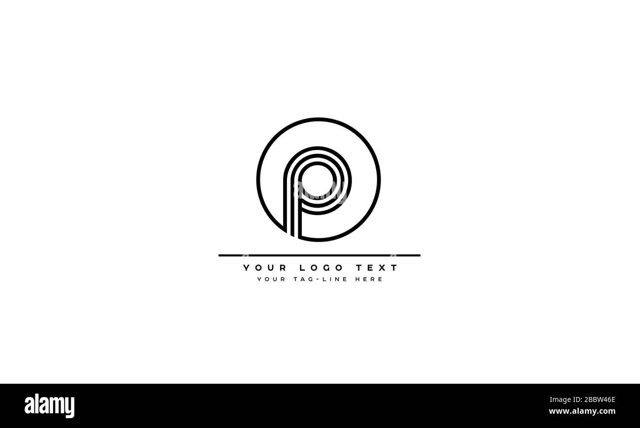 ABSTRACT LOGO P, PP ALPHABET LETTERS DESIGN Stock Vector Image & Art ...