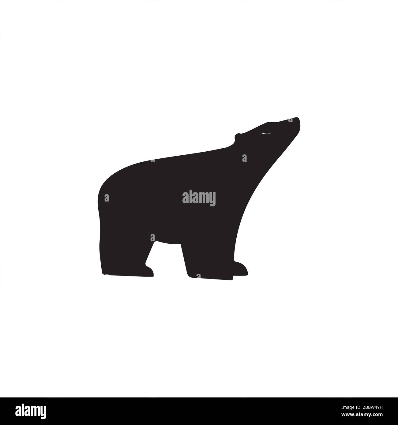 Bear Logo Vector Design Template Stock Vector Image & Art - Alamy