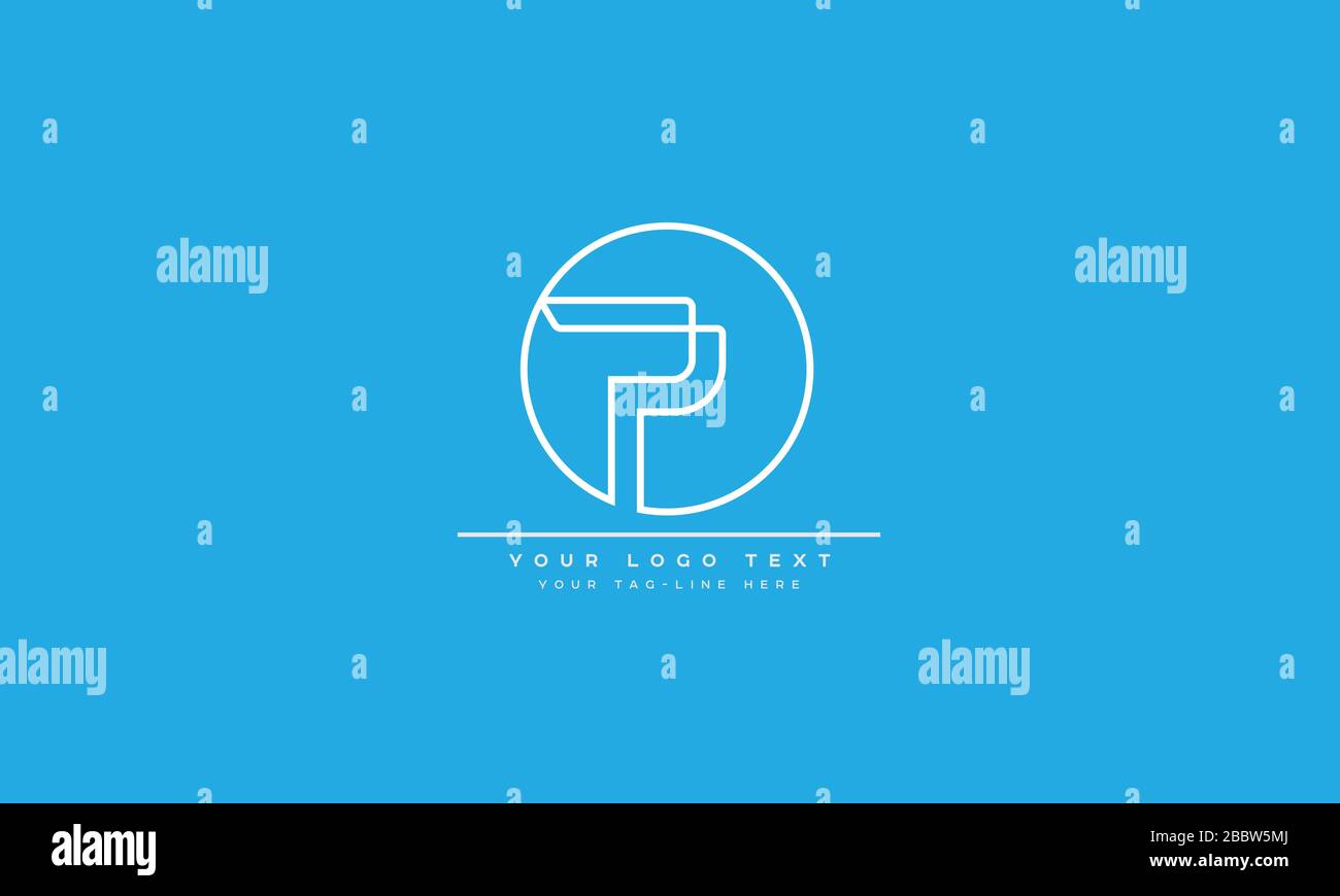 ABSTRACT LOGO P, PP ALPHABET LETTERS DESIGN Stock Vector Image & Art ...