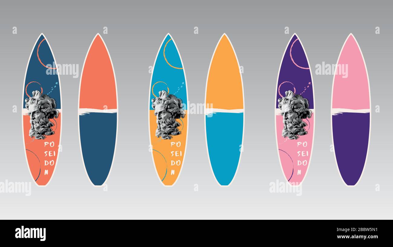 vector surf board design Stock Vector Image & Art - Alamy