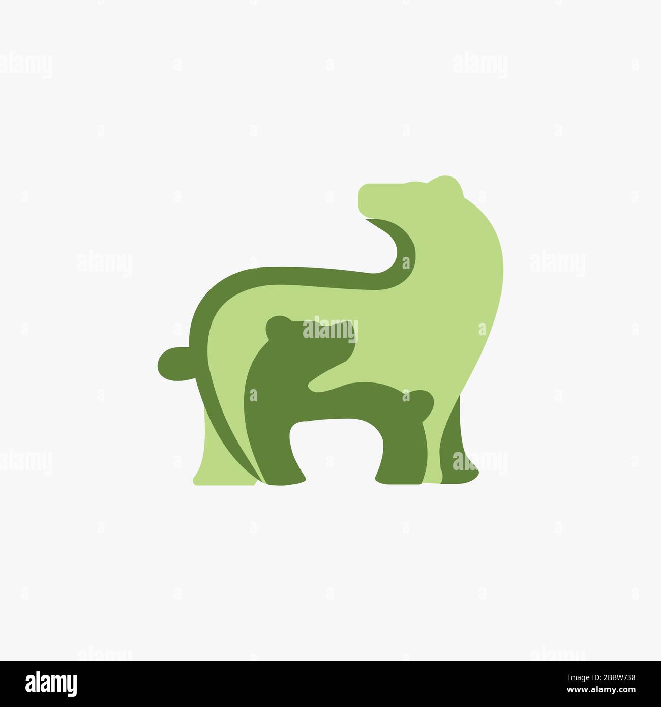 Bear Logo Vector Design Template Stock Vector Image & Art - Alamy