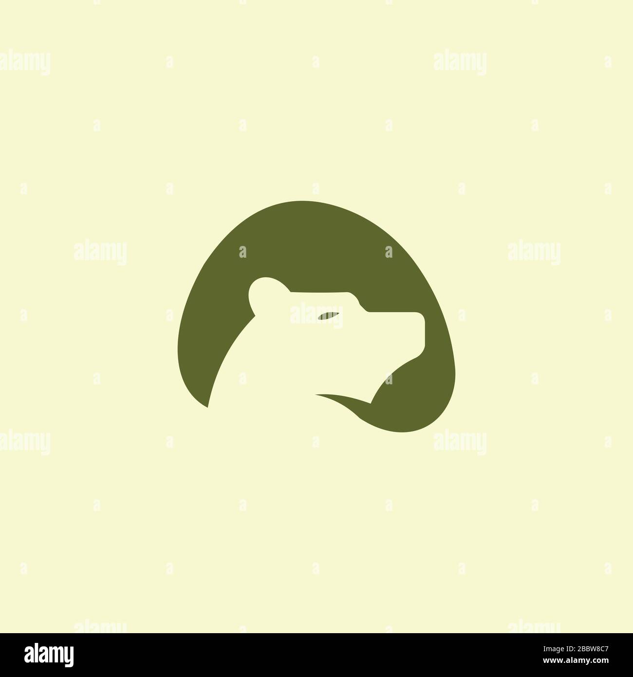 Bear Logo Vector Design Template Stock Vector Image & Art - Alamy