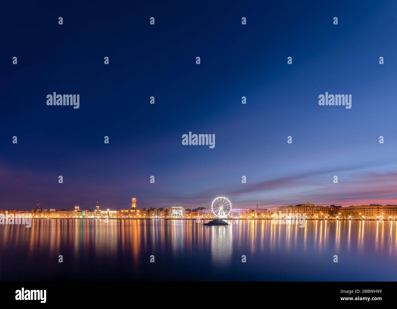 Skyline of Bari, Italy Stock Photo - Alamy