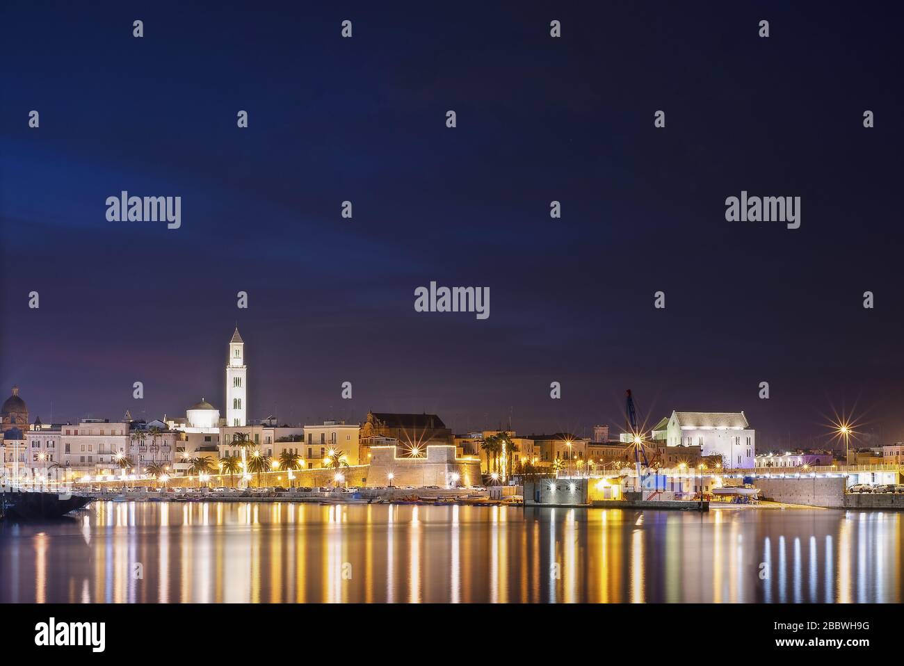 Skyline of Bari, Italy Stock Photo - Alamy