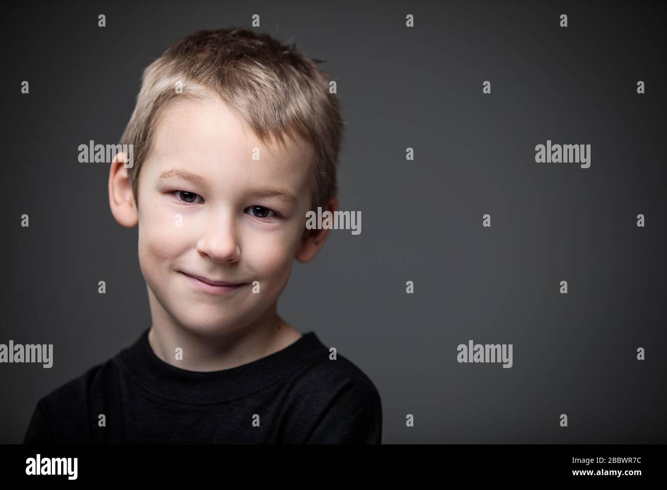 Grief-stricken little boy - feeling intense sorrow, remorse, sadnesss ...
