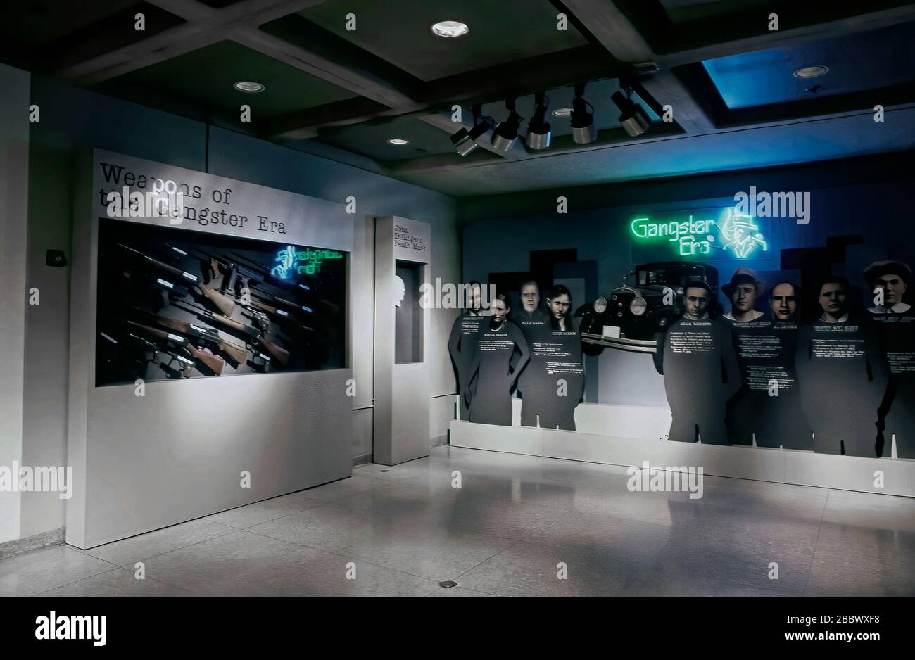 Washington DC. USA, 1991 The Firearms Reference Collection display at ...