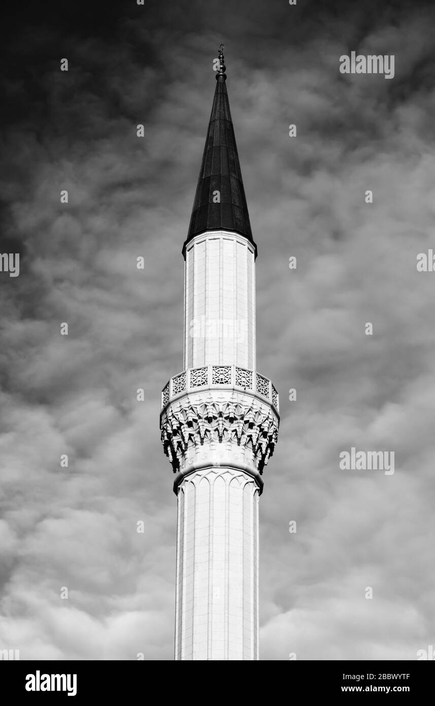Minaret monument Black and White Stock Photos & Images - Alamy