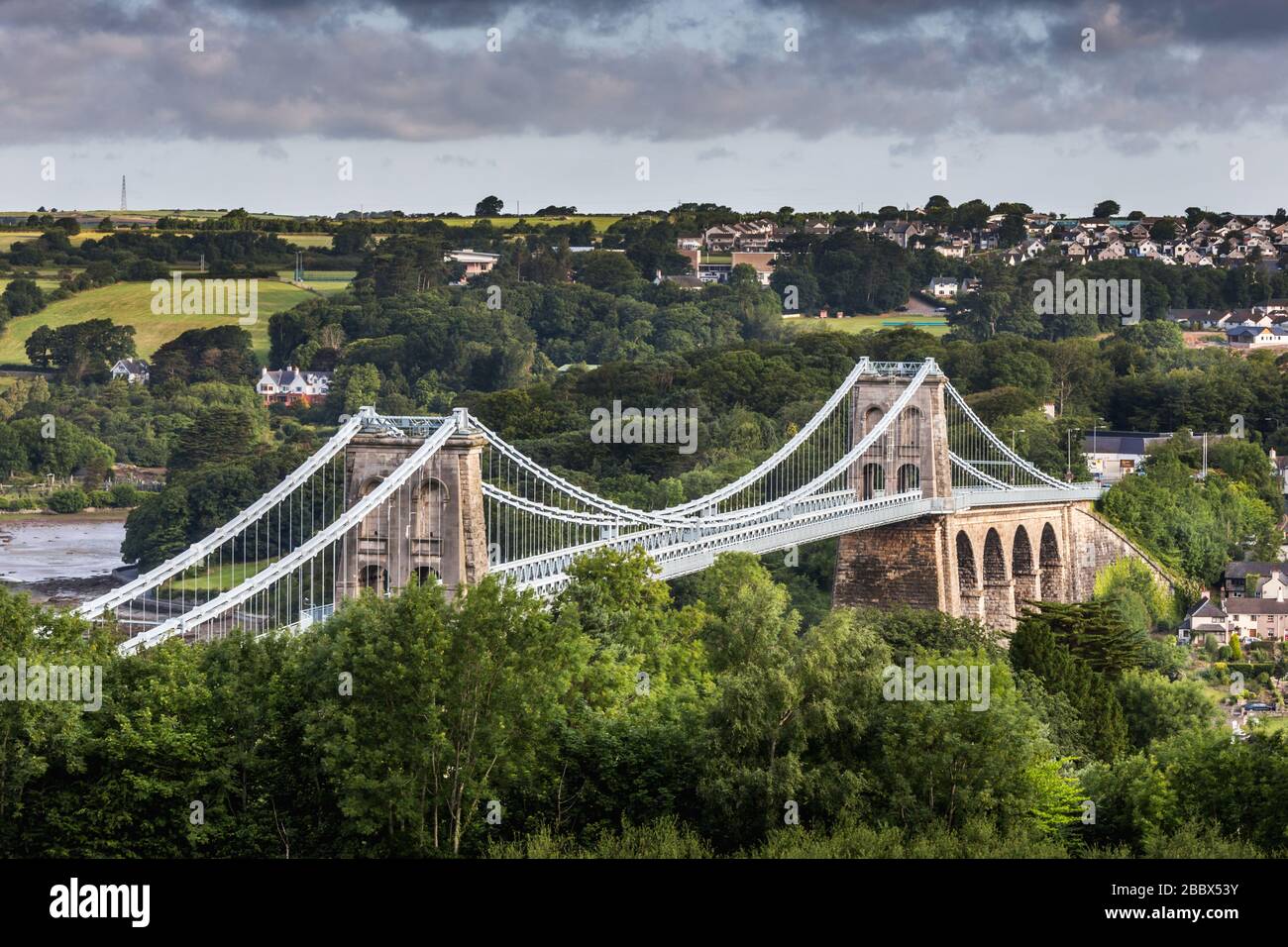 Menai bridge in england hi-res stock photography and images - Alamy