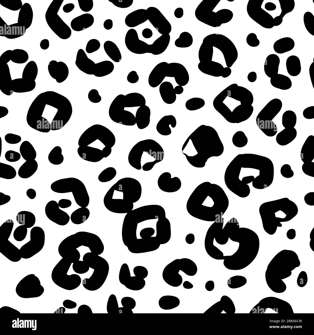 Animal seamless pattern. Mammals Fur. Print skin. Predator Camouflage ...