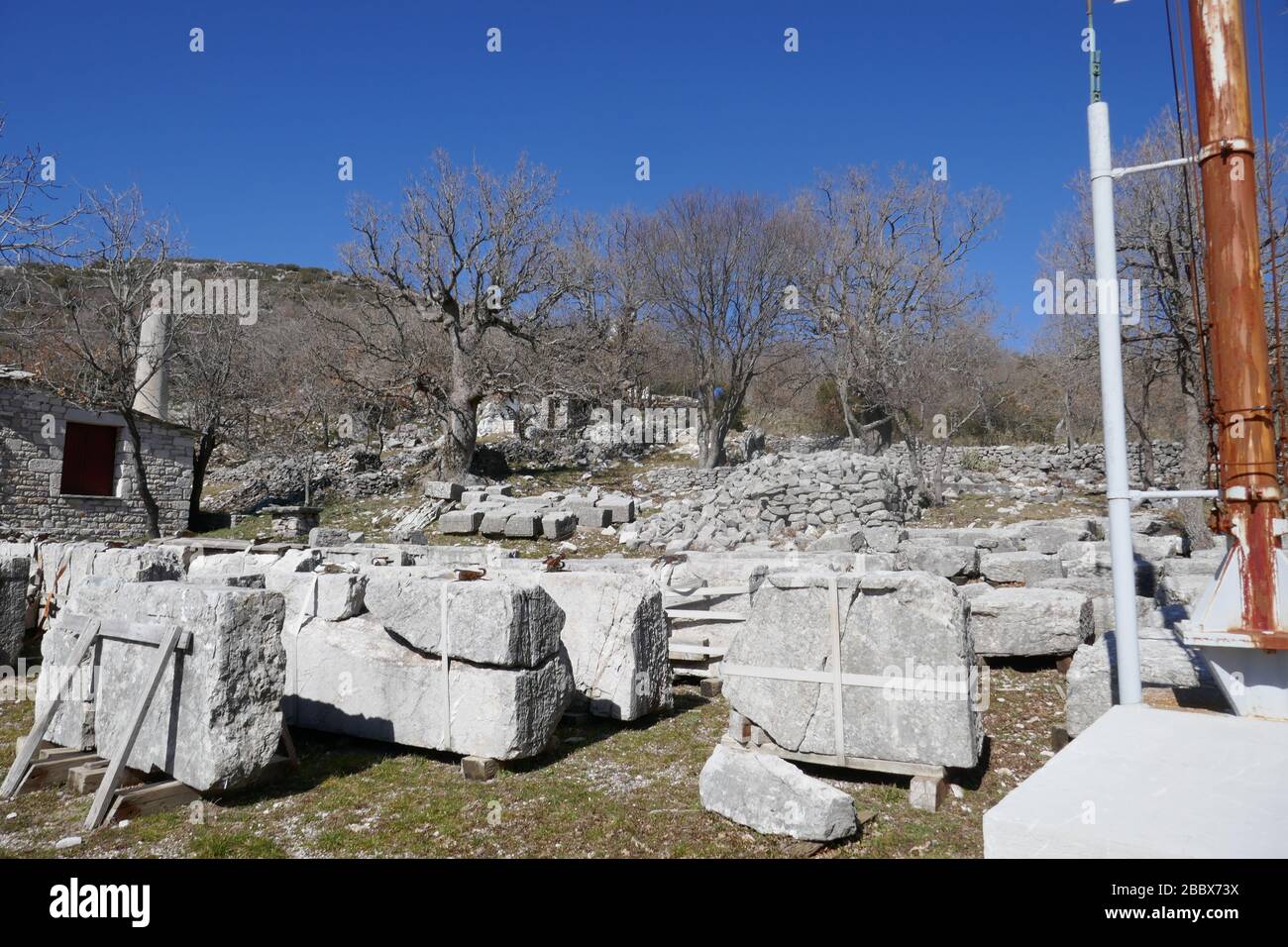Bassae Archaeological Site Stock Photo - Alamy
