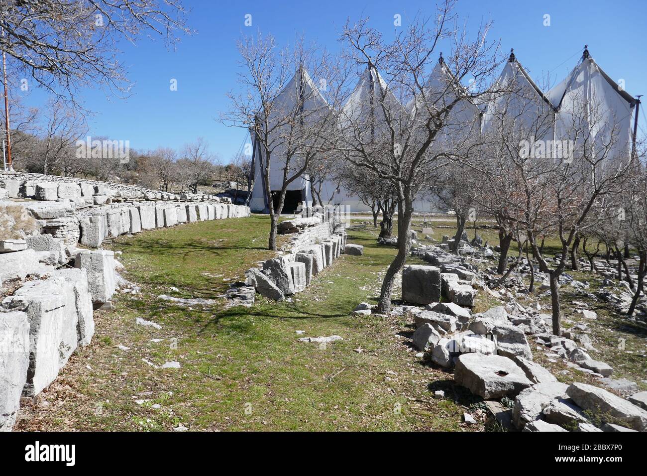 Bassae archaeological site hi-res stock photography and images - Alamy