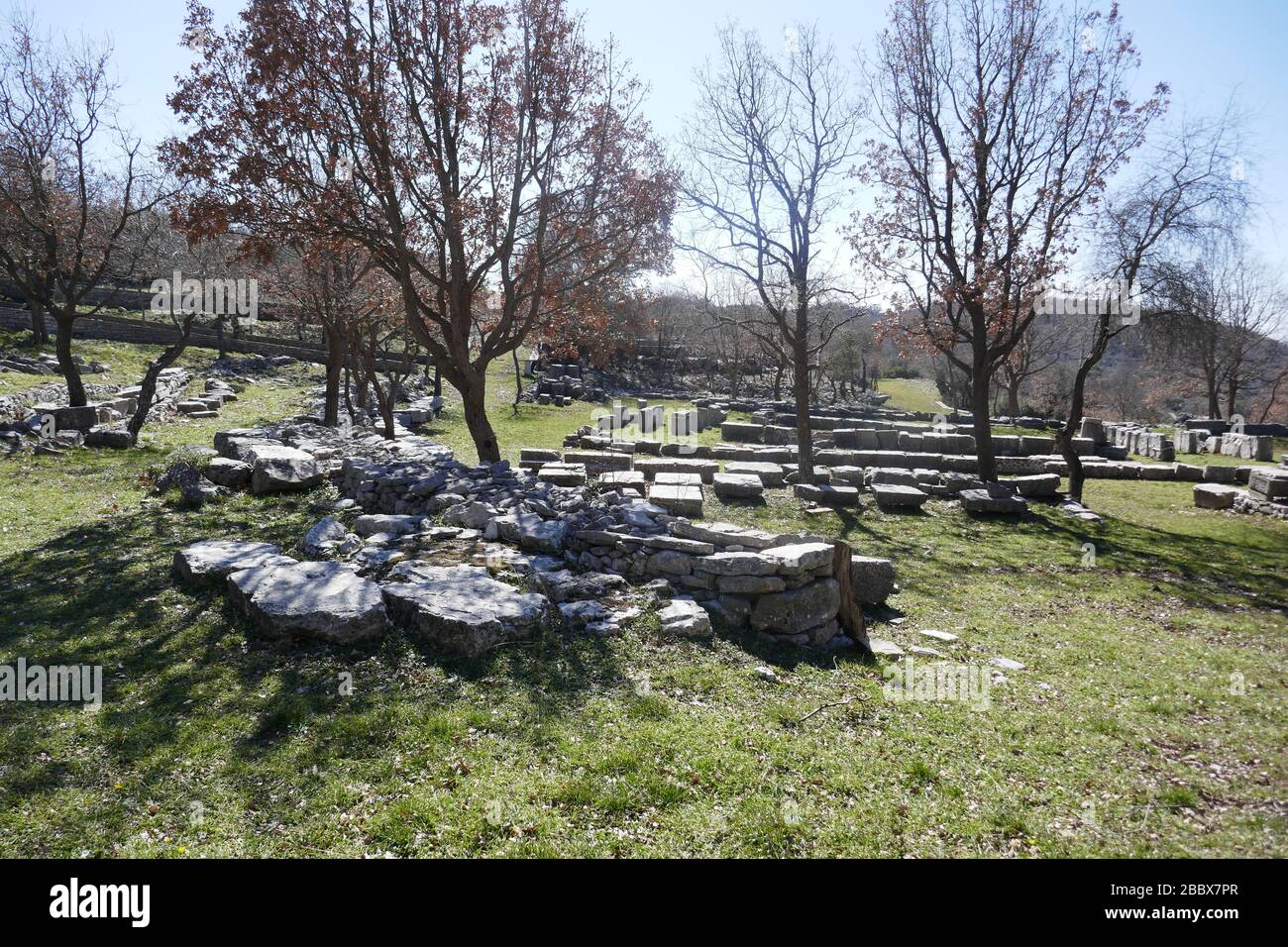 Bassae Archaeological Site Stock Photo - Alamy