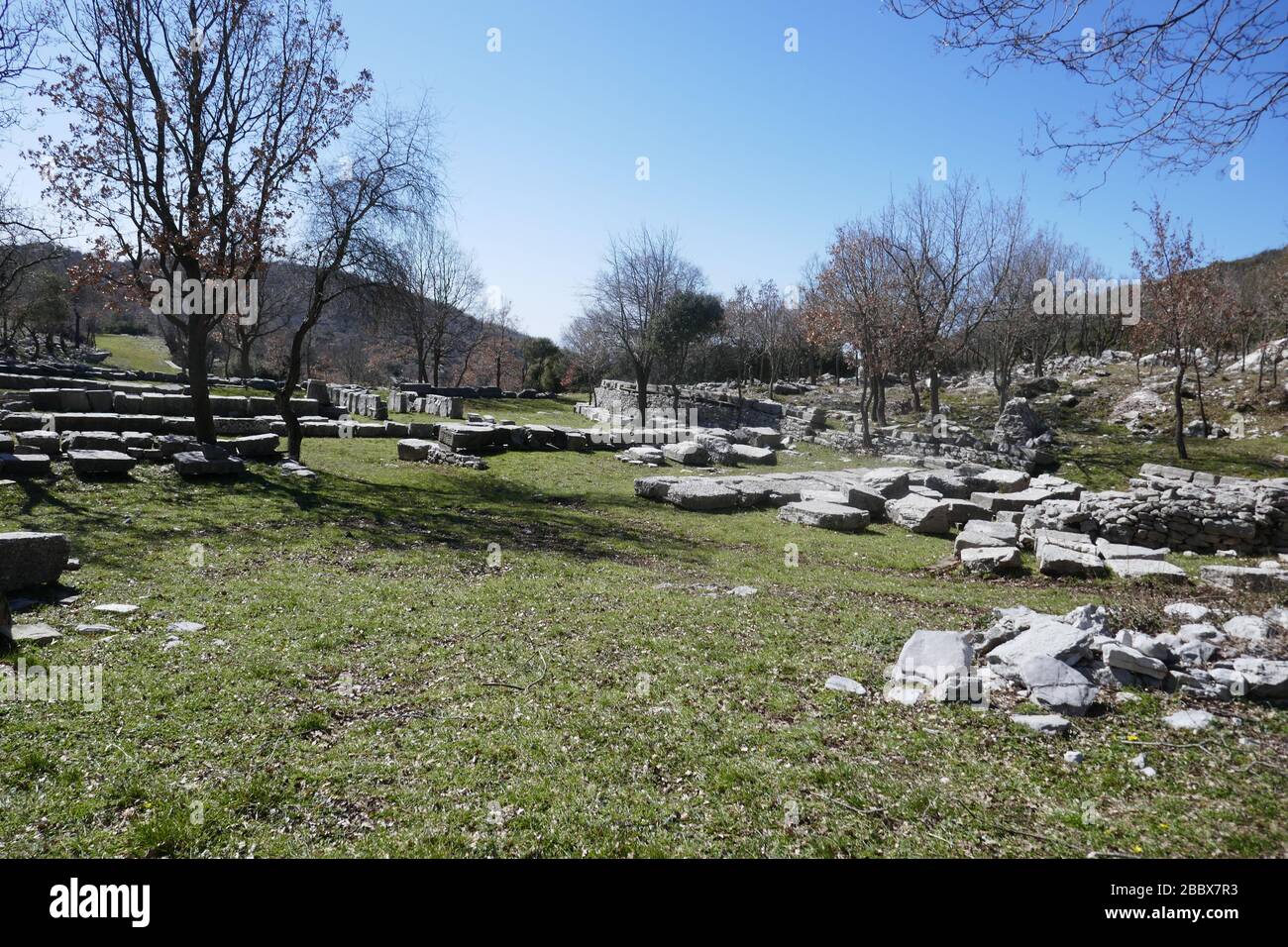 Bassae Archaeological Site Stock Photo - Alamy