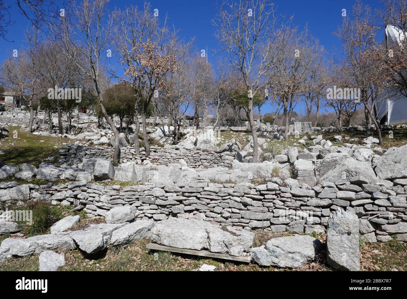 Bassae Archaeological Site Stock Photo - Alamy