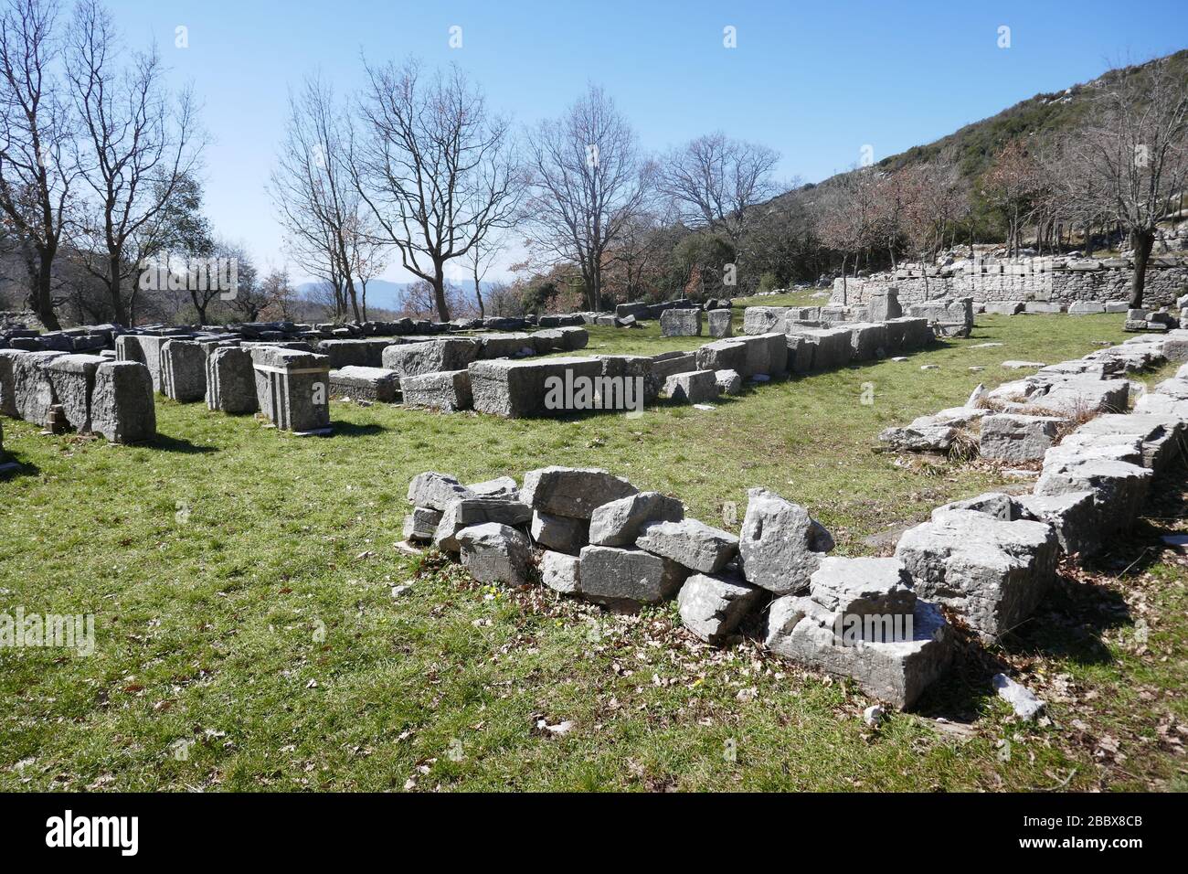 Bassae Archaeological Site Stock Photo - Alamy