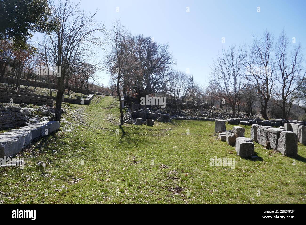 Bassae Archaeological Site Stock Photo - Alamy