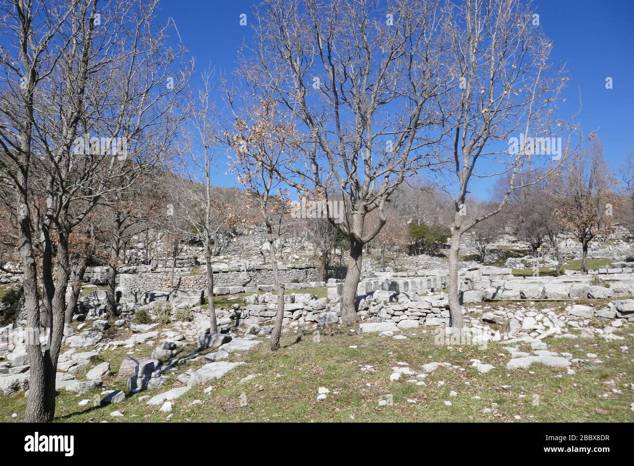Bassae Archaeological Site Stock Photo - Alamy